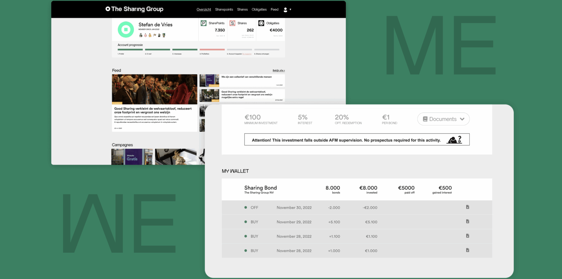 Our new bond. - The Sharing Group